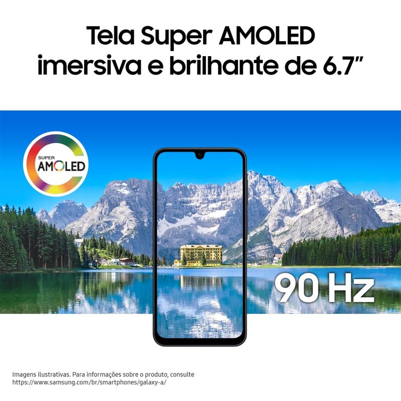 "Celular Samsung Galaxy A17 4G Tela 6.7"" 128GB Super AMOLED Câmera ...