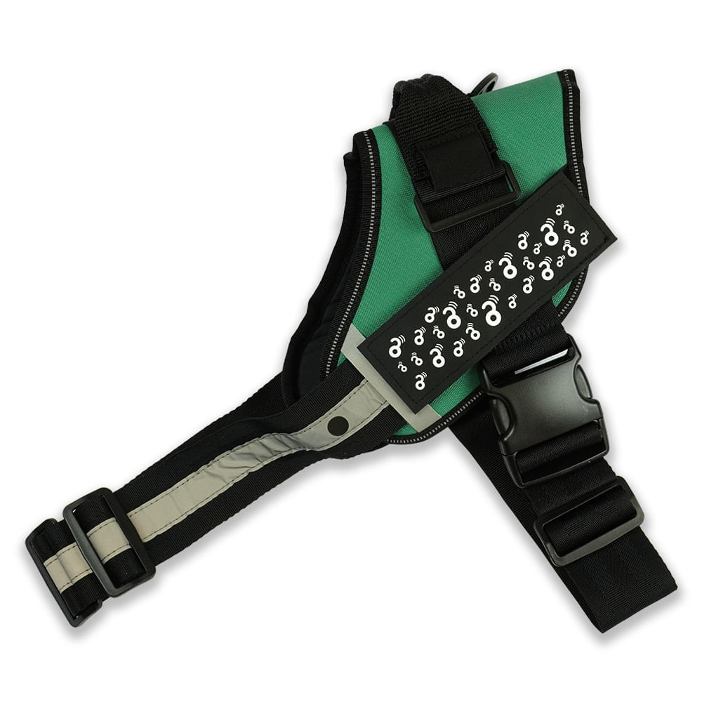 Peitoral Reflexivo CH Verde Tam. M Mimo - PP306 PP306 - Shopping do Sicredi