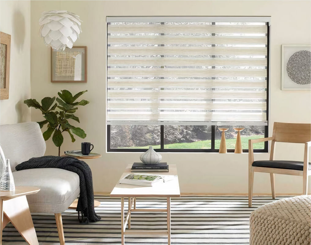 Persiana Rolô Top Flex Vision Sunny 140x160cm Linho - Shopping do Sicredi