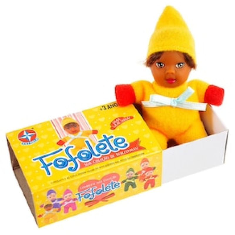 Boneca Fofolete Estrela Amarela - Shopping do Sicredi
