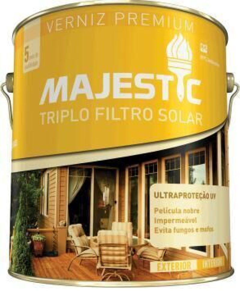 Verniz Majestic Triplo Filtro Solar Premium 900ml Transparente ... Verniz Majestic Triplo Filtro Solar Premium 900ml Transparente ...
