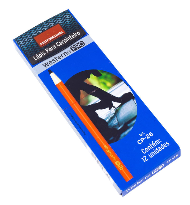 Lapis Para Carpinteiro 12 Peças Western - Shopping do Sicredi