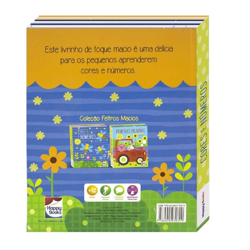 Livro Feltros Macios: Cores E Números - Shopping do Sicredi Livro Feltros Macios: Cores E Números - Shopping do Sicredi