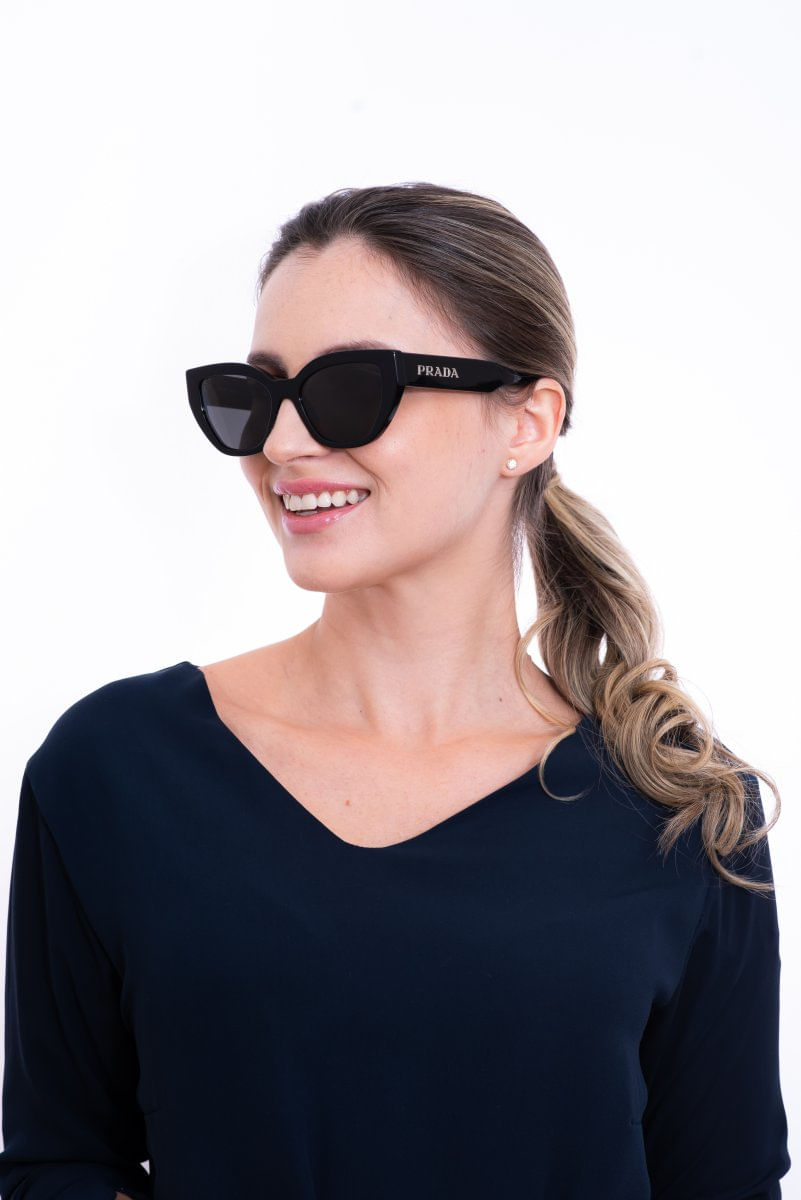 Óculos de Sol Feminino Prada PRA09S-1AB5S0 53 - Shopping do Sicredi