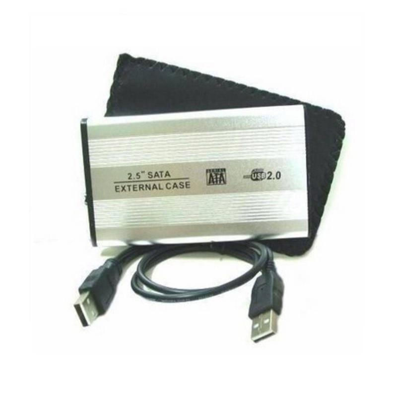 Case em Aluminio HD 2.5 Notebook SATA p/ USB 2.0 - PRATA - Shopping do ...