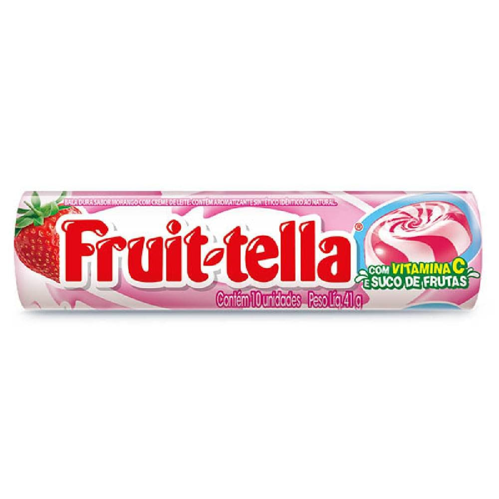 Bala Fruittella Swirl Morango E Creme De Leite Com Vitamina C 41g - Shopping do Sicredi