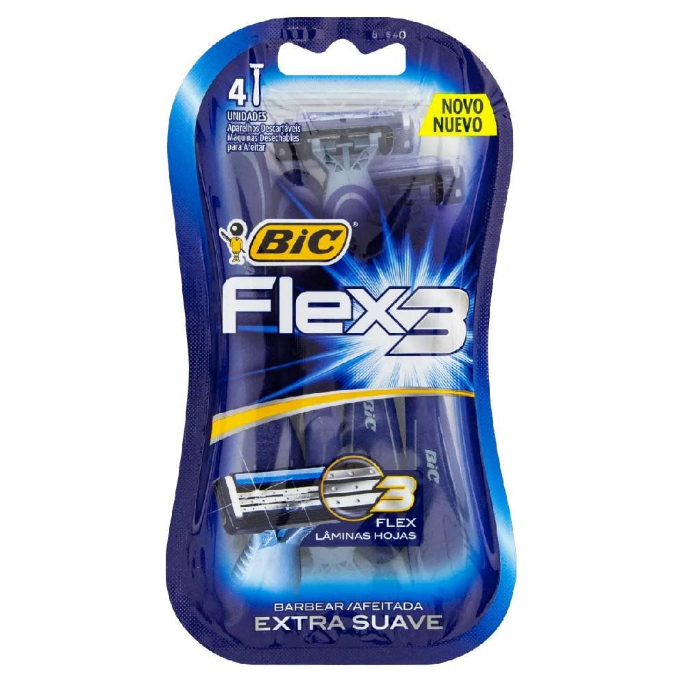 Aparelho De Barbear Bic Flex 3 Leve 4 Pague 3 - Shopping do Sicredi