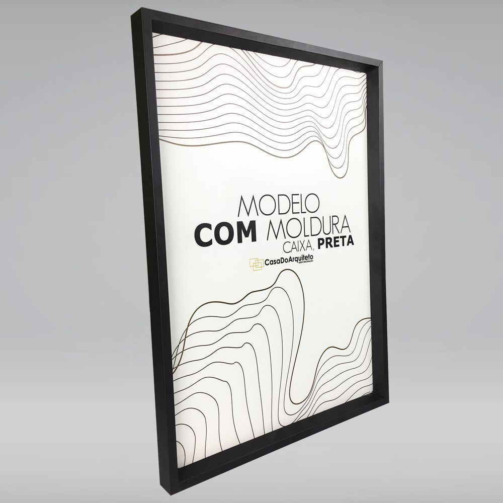 Quadro Gênero Musical Trap 86x60 Caixa Preto Preto - Shopping do Sicredi