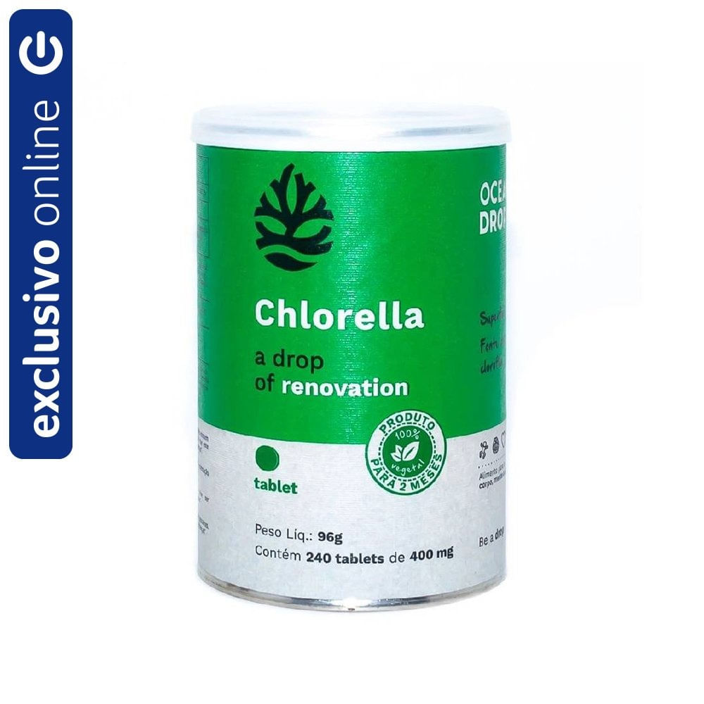 Chlorella Tablet Com 240 Tablets De 400mg - Shopping do Sicredi