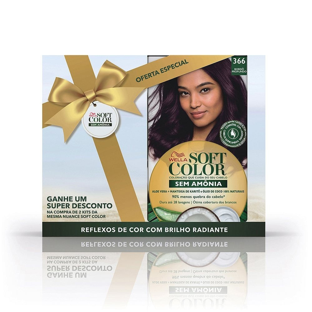 Kit Tintura Soft Color 366 Bourdeaux Profundo Com 2 Unidades - Shopping ...