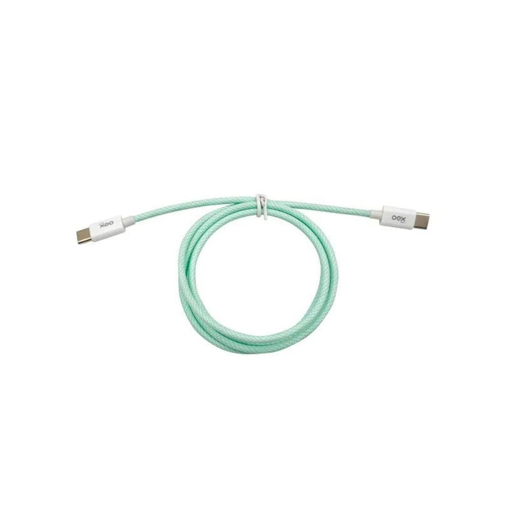 Cabo Type C Candy (Typec/Typec) Ce206 Verde Oex Enjoy - Shopping do Sicredi