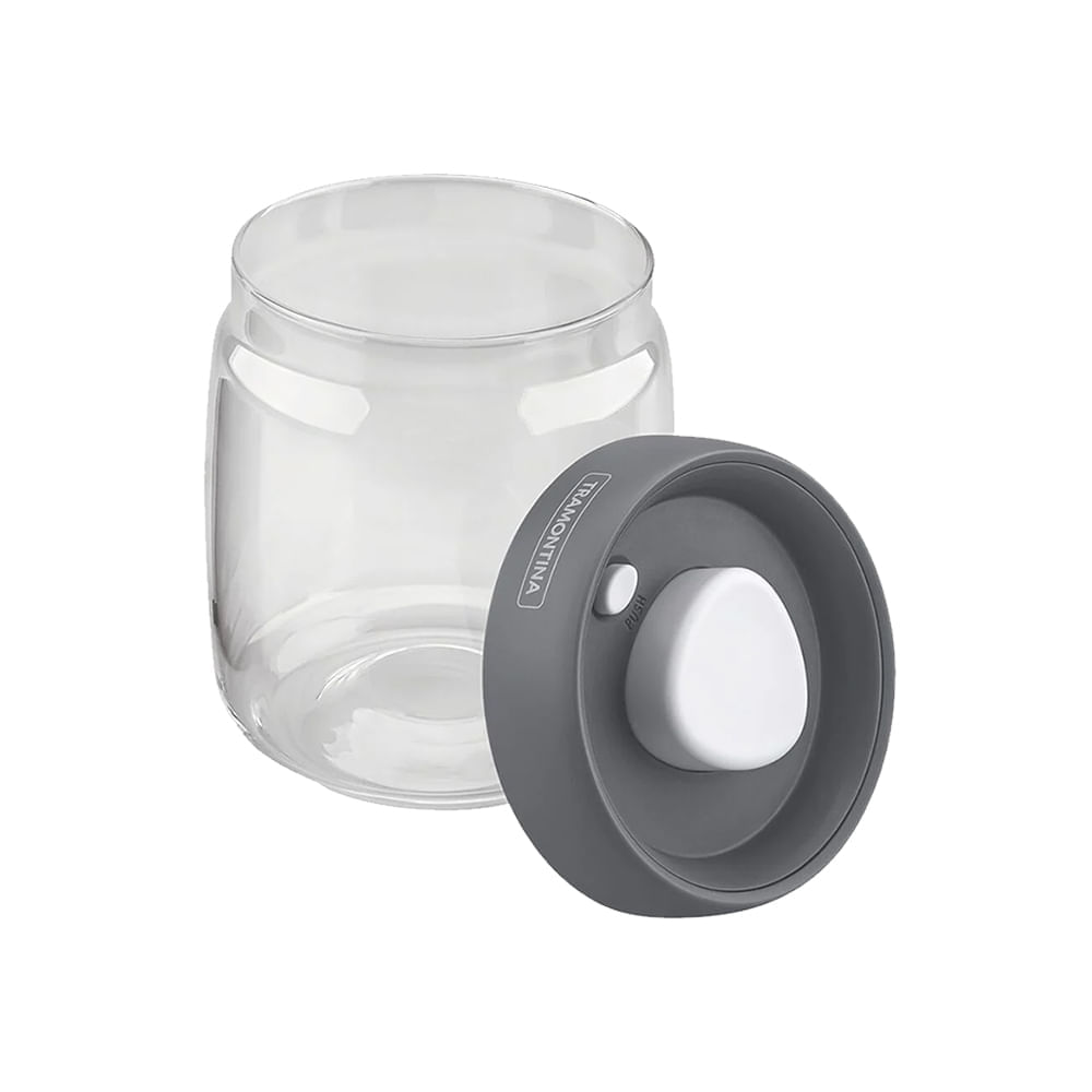 Pote Vidro Tp.Vacuo 0,8L Purezza - Shopping do Sicredi