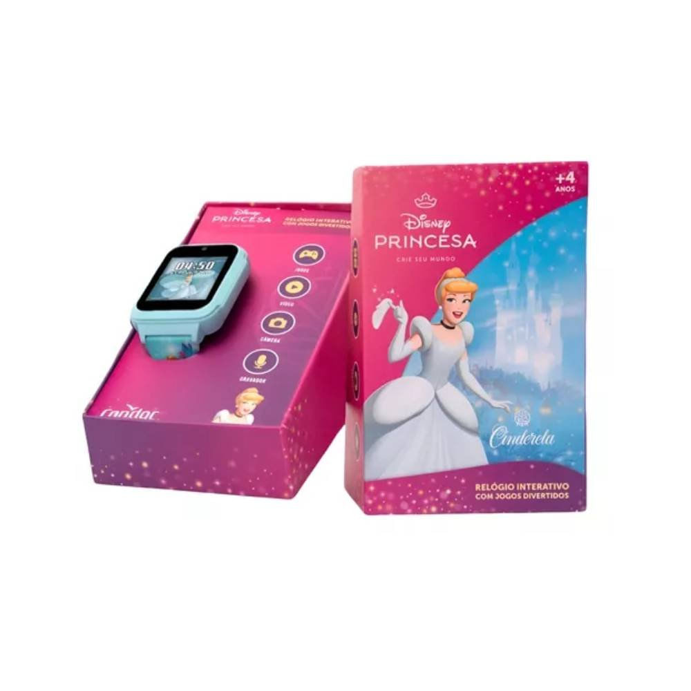 Relógio Digital Condor Infantil Cinderela CODISNEYAF/8A - Shopping do ...