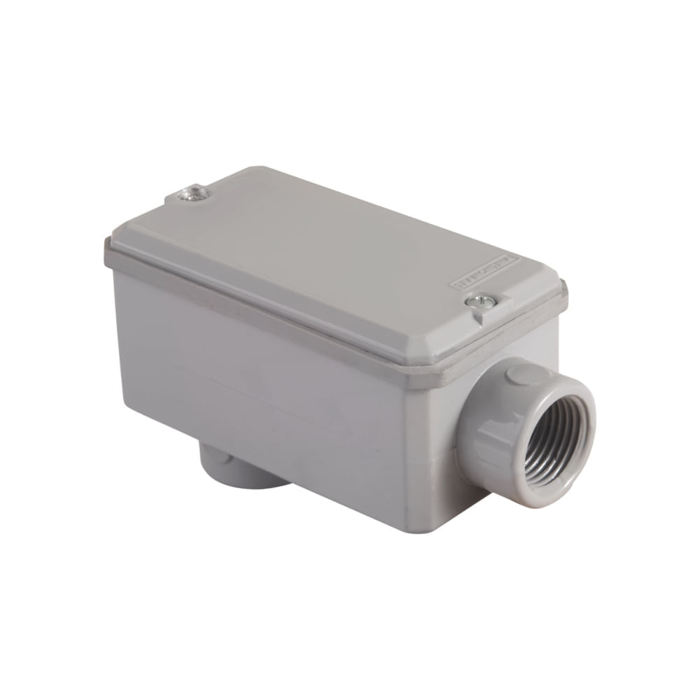 Condulete Fixo 3/4 Tipo LB Tramontina com Tampa e Rosca NPT com Pintura ...