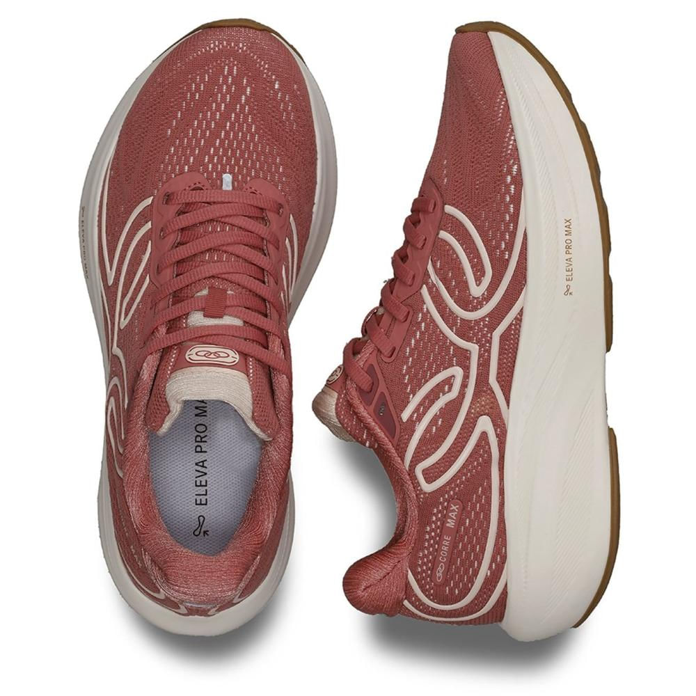 Tênis Feminino Running Olympikus Eleva Pro Max Corre Max Rosa Antigo - Shopping do Sicredi