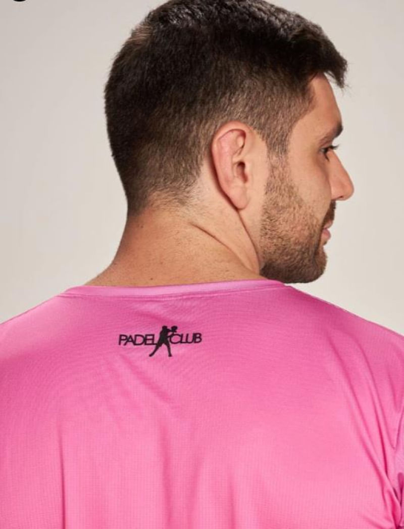 Camiseta Padel Club Rosa Degrade - Shopping do Sicredi