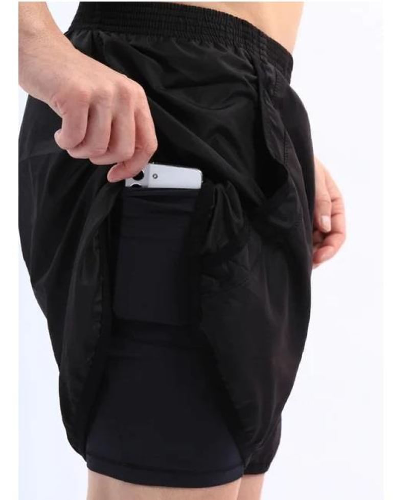 Bermuda Sol Terra Preto - Shopping do Sicredi