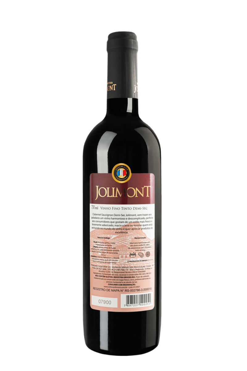 Vinho Demi Seco Cabernet Sauvignon CABERNET SAUVIGNON DEMI SEC ...