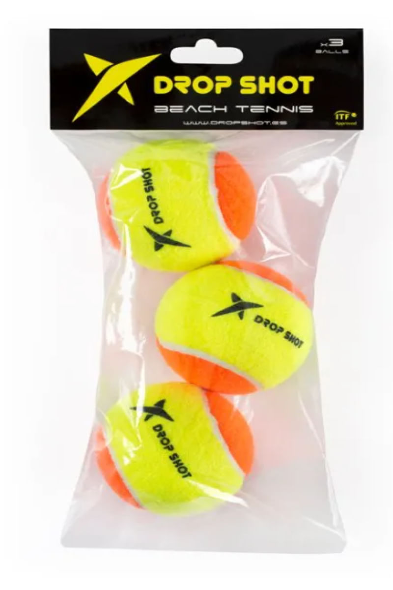 Bola Beach Tennis Drop Shot - Bola Oficial - Shopping do Sicredi