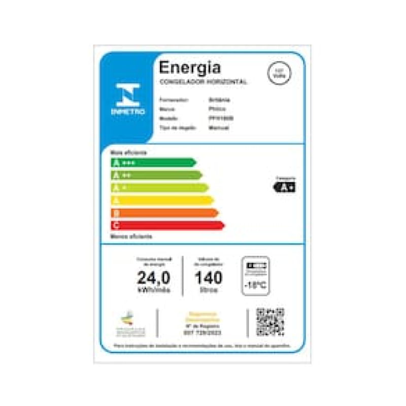 Freezer Horizontal Philco PFH160B 2 em 1 com Gás Refrigerante R600a ...