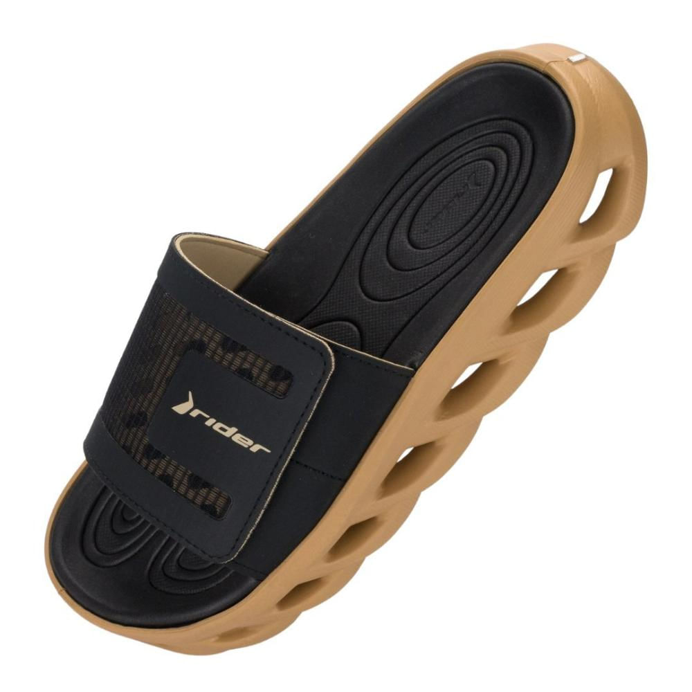 Chinelo Rider Masculino Slide R Power 12444. Bege/Preto - Shopping do ...
